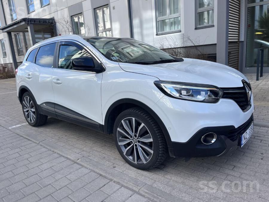 Balts Renault Kadjar 2017 Rīga, ar dzinēja tilpumu 1.50 L un nobraukumu 154 tūkst. km par 13500 €, foto 6 vietnē AUTOMOTO.COM.LV