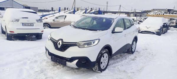 White Renault Kadjar 2017 in Kaunas, with an engine capacity of 1.20 L and mileage of 93 thousand km for 6650 €, photo 1 on AUTOMOTO.COM.LV