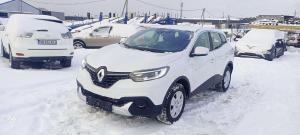 Balts Renault Kadjar 2017 Kauņa, ar dzinēja tilpumu 1.20 L un nobraukumu 93 tūkst. km par 6650 €, foto  vietnē AUTOMOTO.COM.LV