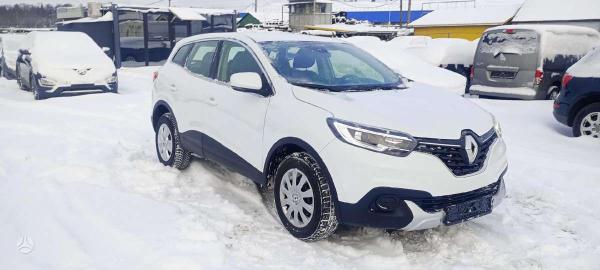 White Renault Kadjar 2017 in Kaunas, with an engine capacity of 1.20 L and mileage of 93 thousand km for 6650 €, photo 3 on AUTOMOTO.COM.LV