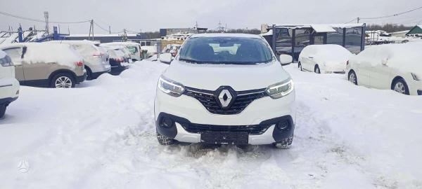 White Renault Kadjar 2017 in Kaunas, with an engine capacity of 1.20 L and mileage of 93 thousand km for 6650 €, photo 9 on AUTOMOTO.COM.LV