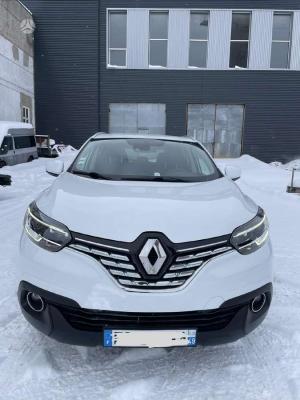 White Renault Kadjar 2017 in Taurage, with an engine capacity of 1.20 L and mileage of 88 thousand km for 8500 €, photo  on AUTOMOTO.COM.LV