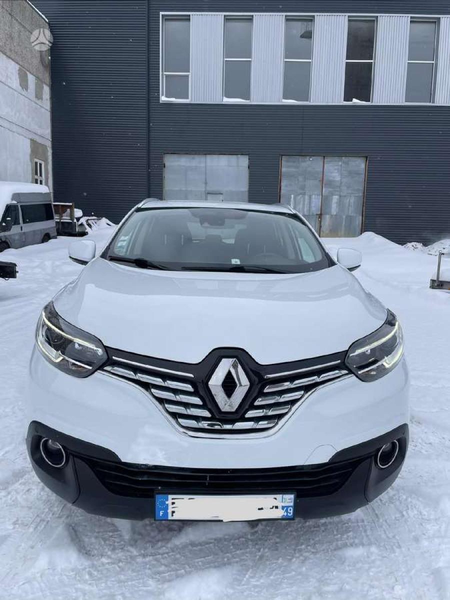 Balts Renault Kadjar 2017 Tauragė, ar dzinēja tilpumu 1.20 L un nobraukumu 88 tūkst. km par 8500 €, foto 1 vietnē AUTOMOTO.COM.LV