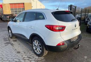 White Renault Kadjar 2018 in Marijampole, with an engine capacity of 1.46 L and mileage of 330 thousand km for 7400 €, photo 4 on AUTOMOTO.COM.LV