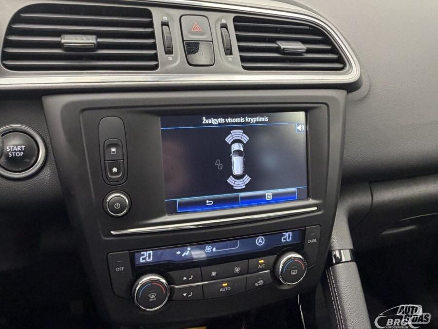 White Renault Kadjar 2018 in Avizieniai, with an engine capacity of 1.20 L and mileage of 101 thousand km for 11500 €, photo 32 on AUTOMOTO.COM.LV