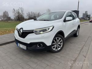 White Renault Kadjar 2018 in Riga, with an engine capacity of 1.20 L and mileage of 195 thousand km for 9500 €, photo 3 on AUTOMOTO.COM.LV