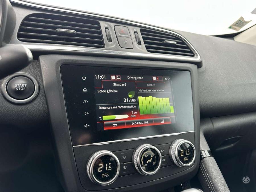 White Renault Kadjar 2019 in Vilnius, with an engine capacity of 1.46 L and mileage of 188 thousand km for 10889 €, photo 13 on AUTOMOTO.COM.LV