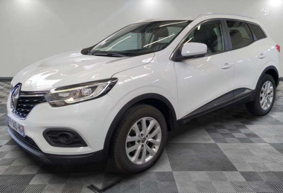 White Renault Kadjar 2020 in Vilnius, with an engine capacity of 1.46 L and mileage of 186 thousand km for 12099 €, photo 1 on AUTOMOTO.COM.LV