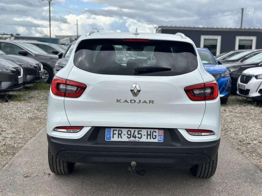 White Renault Kadjar 2020 in Vilnius, with an engine capacity of 1.46 L and mileage of 188 thousand km for 12099 €, photo 7 on AUTOMOTO.COM.LV