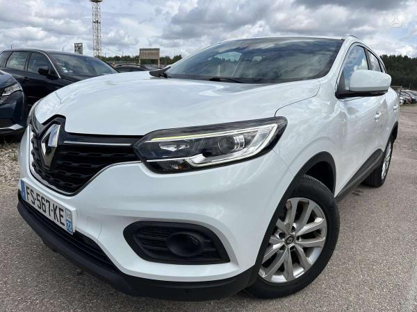 White Renault Kadjar 2020 in Vilnius, with an engine capacity of 1.46 L and mileage of 199 thousand km for 12099 €, photo 1 on AUTOMOTO.COM.LV
