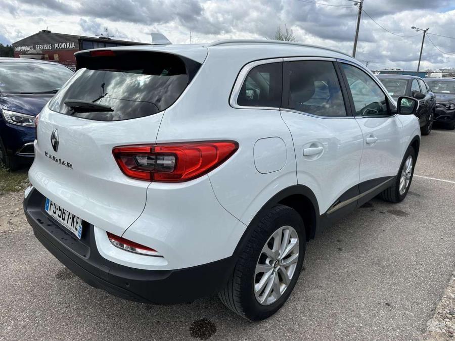 White Renault Kadjar 2020 in Vilnius, with an engine capacity of 1.46 L and mileage of 199 thousand km for 12099 €, photo 7 on AUTOMOTO.COM.LV