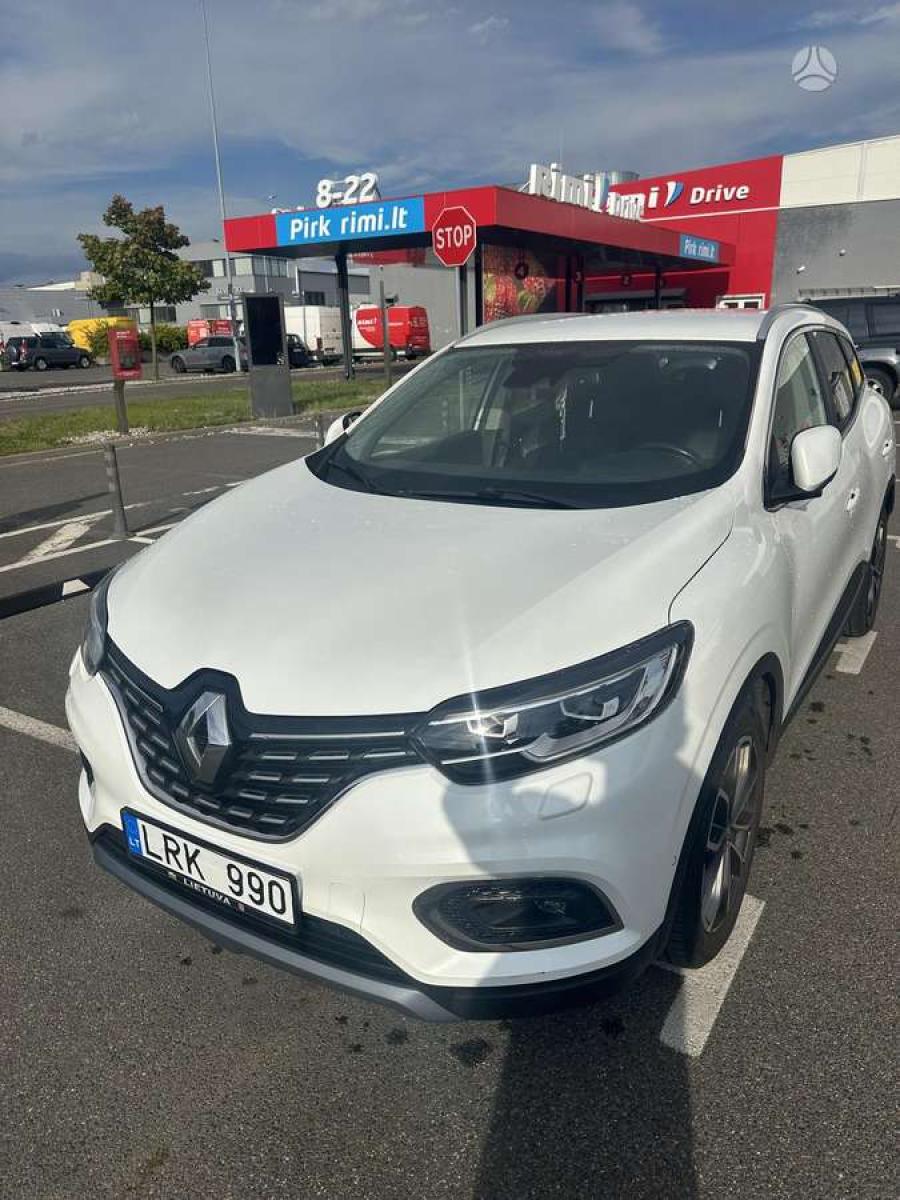 Белый Рено Kadjar 2021 в Вильнюс, объемом двигателя 1.33 л и пробегом 84 тыс. км за 14600 €, фото 3 на AUTOMOTO.COM.LV