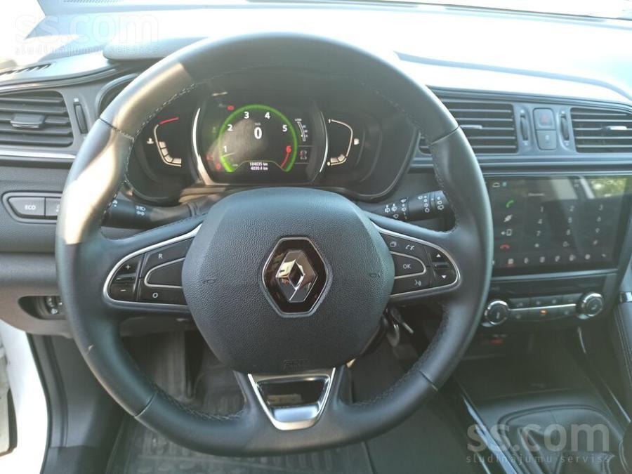 White Renault Kadjar 2019 in Daugavpils, with an engine capacity of 1.30 L and mileage of 0 thousand km for 8900 €, photo 17 on AUTOMOTO.COM.LV
