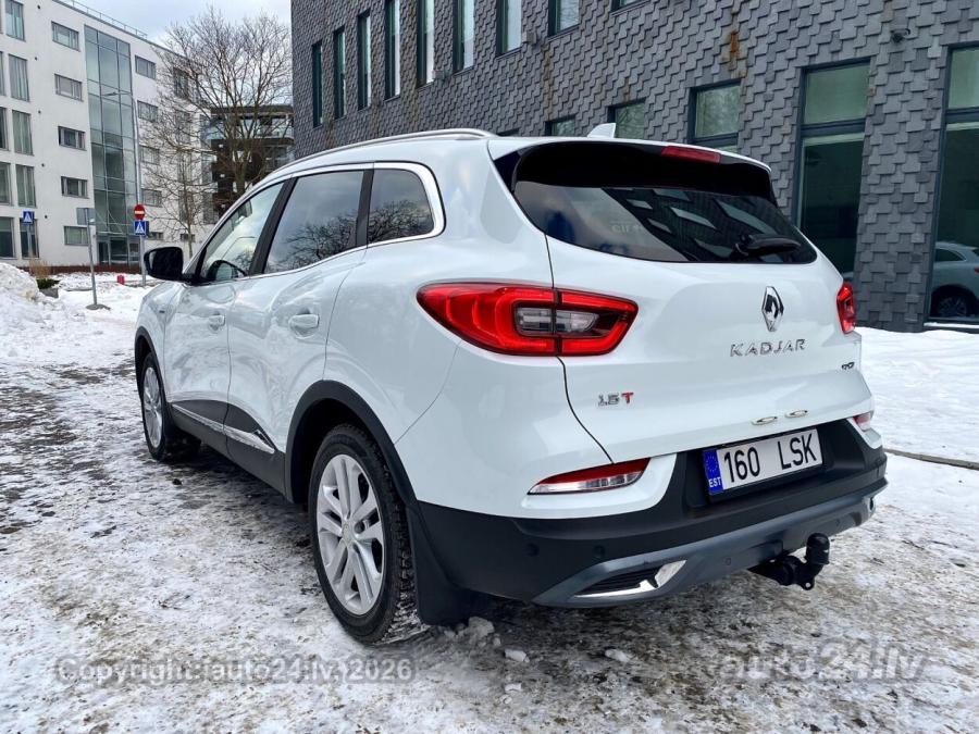 White Renault Kadjar 2019 in Tallinn, with an engine capacity of 1.50 L and mileage of 179 thousand km for 13990 €, photo 4 on AUTOMOTO.COM.LV