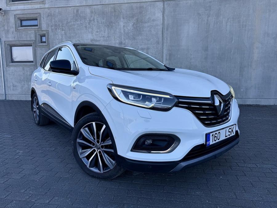 White Renault Kadjar 2019 in Tallinn, with an engine capacity of 1.50 L and mileage of 178 thousand km for 12500 €, photo 12 on AUTOMOTO.COM.LV