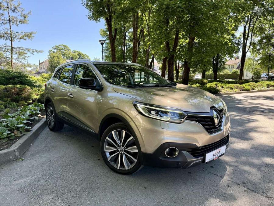 Желтый Рено Kadjar 2016 в Таураге, объемом двигателя 1.50 л и пробегом 261 тыс. км за 7999 €, фото 4 на AUTOMOTO.COM.LV