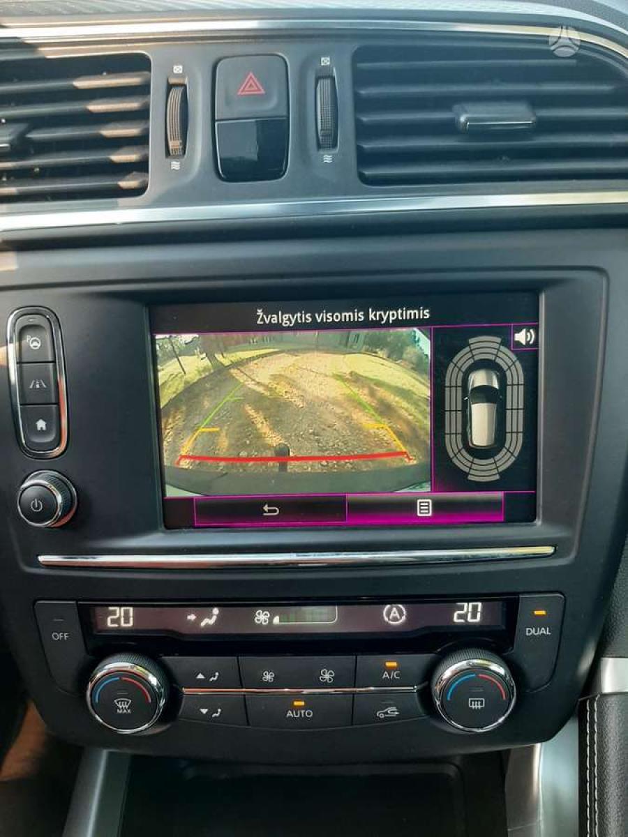 Dzeltens Renault Kadjar 2017 Telšiai, ar dzinēja tilpumu 1.20 L un nobraukumu 82 tūkst. km par 9200 €, foto 26 vietnē AUTOMOTO.COM.LV