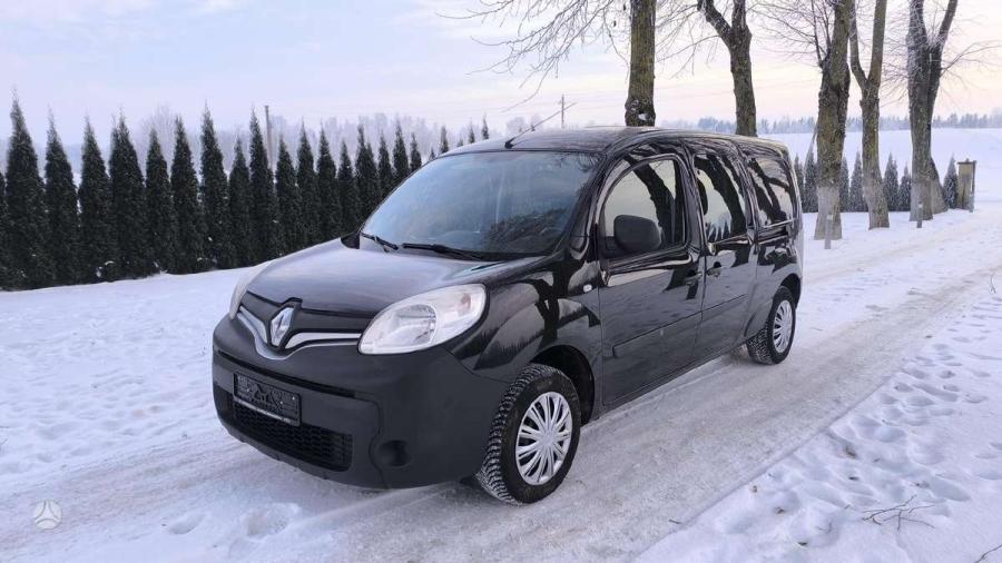 Melns Renault Kangoo 2015 Kuršėnai, ar dzinēja tilpumu 1.46 L un nobraukumu 215 tūkst. km par 5800 €, foto 1 vietnē AUTOMOTO.COM.LV