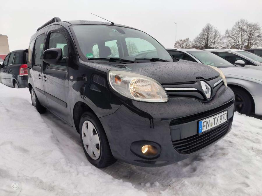 Black Renault Kangoo 2014 in Taurage, with an engine capacity of 1.46 L and mileage of 236 thousand km for 5700 €, photo 3 on AUTOMOTO.COM.LV