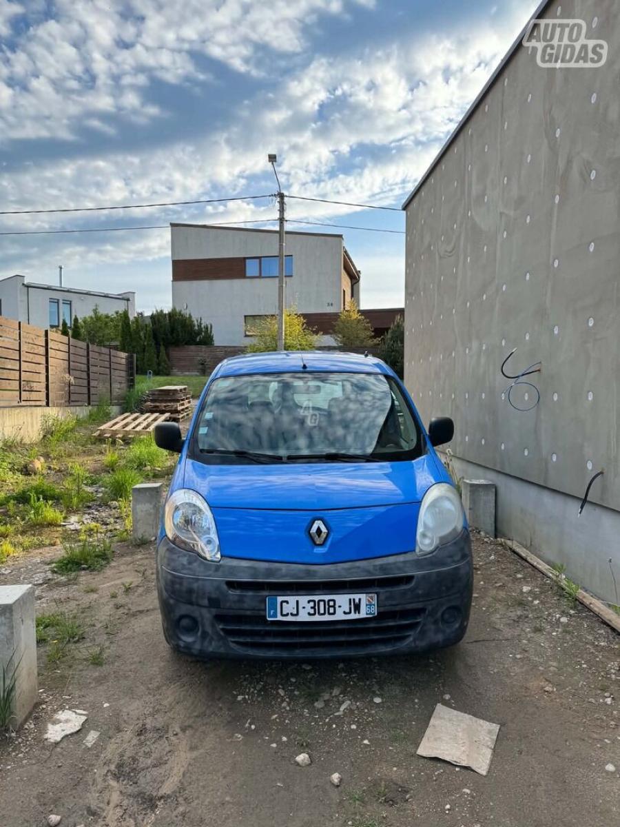 Blue Renault Kangoo 2012 in Vilnius, with an engine capacity of 1.50 L and mileage of 251 thousand km for 2500 €, photo 1 on AUTOMOTO.COM.LV