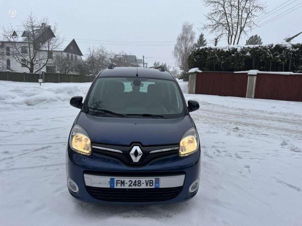 Blue Renault Kangoo 2017 in Kaunas, with an engine capacity of 1.46 L and mileage of 247 thousand km for 6750 €, photo 8 on AUTOMOTO.COM.LV