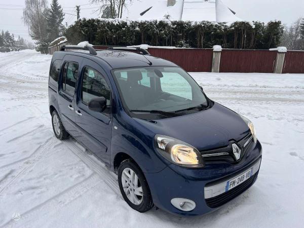 Blue Renault Kangoo 2017 in Kaunas, with an engine capacity of 1.46 L and mileage of 247 thousand km for 6750 €, photo 10 on AUTOMOTO.COM.LV