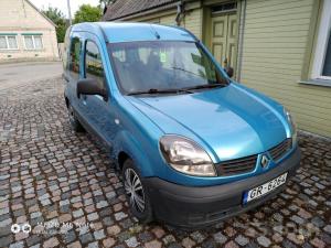 Zils Renault Kangoo 2007 Jēkabpils, ar dzinēja tilpumu 1.50 L un nobraukumu 341 tūkst. km par 1400 €, foto  vietnē AUTOMOTO.COM.LV