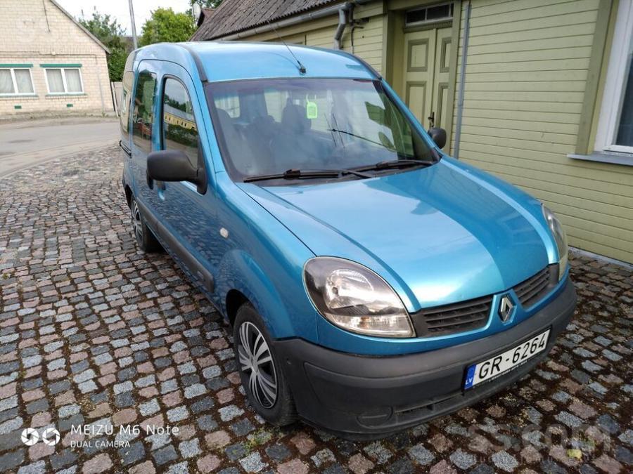 Zils Renault Kangoo 2007 Jēkabpils, ar dzinēja tilpumu 1.50 L un nobraukumu 341 tūkst. km par 1400 €, foto 1 vietnē AUTOMOTO.COM.LV