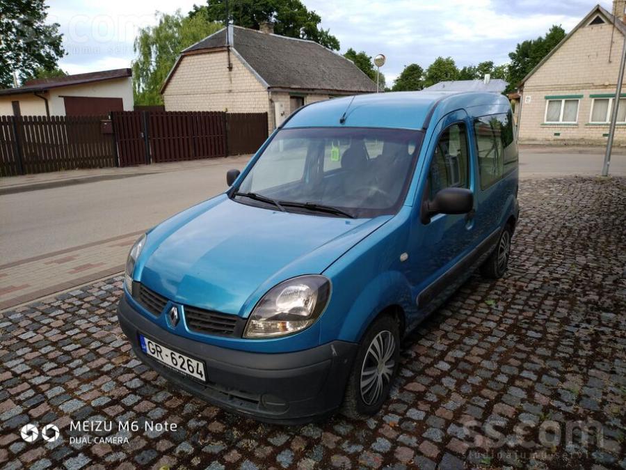 Zils Renault Kangoo 2007 Jēkabpils, ar dzinēja tilpumu 1.50 L un nobraukumu 341 tūkst. km par 1400 €, foto 5 vietnē AUTOMOTO.COM.LV