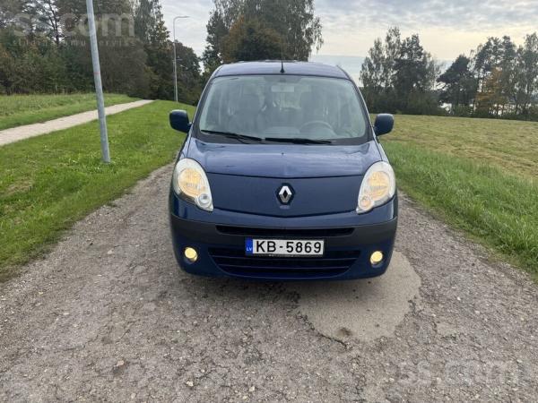 Renault Kangoo 2009 in Riga on AUTOMOTO.COM.LV Blue Renault Kangoo 2009 in Riga, with an engine capacity of 1.50 L and mileage of 296 thousand km for 3200 €, photo 3 on AUTOMOTO.COM.LV