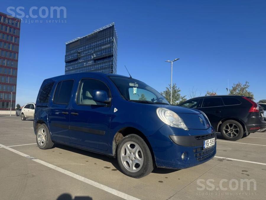 Синий Рено Кенгу 2009 в Рига, объемом двигателя 1.50 л и пробегом 297 тыс. км за 3200 €, фото 3 на AUTOMOTO.COM.LV