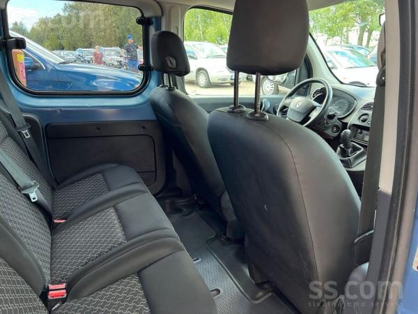 Blue Renault Kangoo 2013 in Talsi, with an engine capacity of 1.50 L and mileage of 0 thousand km for 3970 €, photo 8 on AUTOMOTO.COM.LV