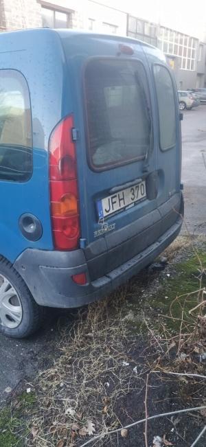 Blue Renault Kangoo 2004 in Kaunas, with an engine capacity of 1.50 L and mileage of 320 thousand km for 1100 €, photo  on AUTOMOTO.COM.LV