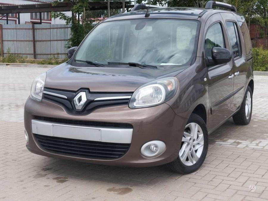 Brūns Renault Kangoo 2014 Tauragė, ar dzinēja tilpumu 1.20 L un nobraukumu 150 tūkst. km par 4600 €, foto 3 vietnē AUTOMOTO.COM.LV