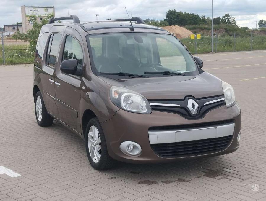Brown Renault Kangoo 2014 in Taurage, with an engine capacity of 1.20 L and mileage of 150 thousand km for 4300 €, photo 3 on AUTOMOTO.COM.LV