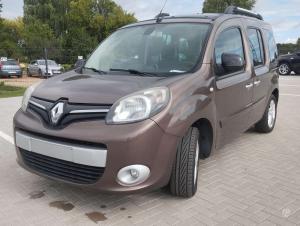 Brūns Renault Kangoo 2014 Tauragė, ar dzinēja tilpumu 1.20 L un nobraukumu 151 tūkst. km par 4400 €, foto  vietnē AUTOMOTO.COM.LV