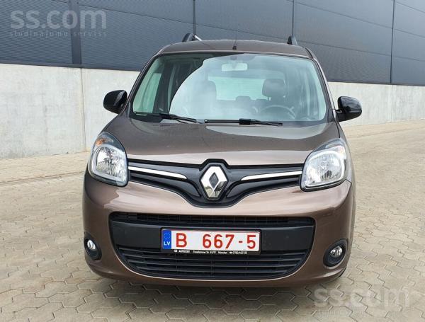 Brown Renault Kangoo 2016 in Riga, with an engine capacity of 1.40 L and mileage of 113 thousand km for 2300 €, photo 2 on AUTOMOTO.COM.LV