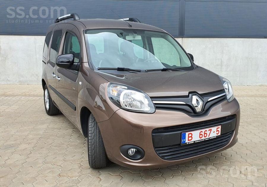Brown Renault Kangoo 2016 in Riga, with an engine capacity of 1.40 L and mileage of 113 thousand km for 2300 €, photo 22 on AUTOMOTO.COM.LV