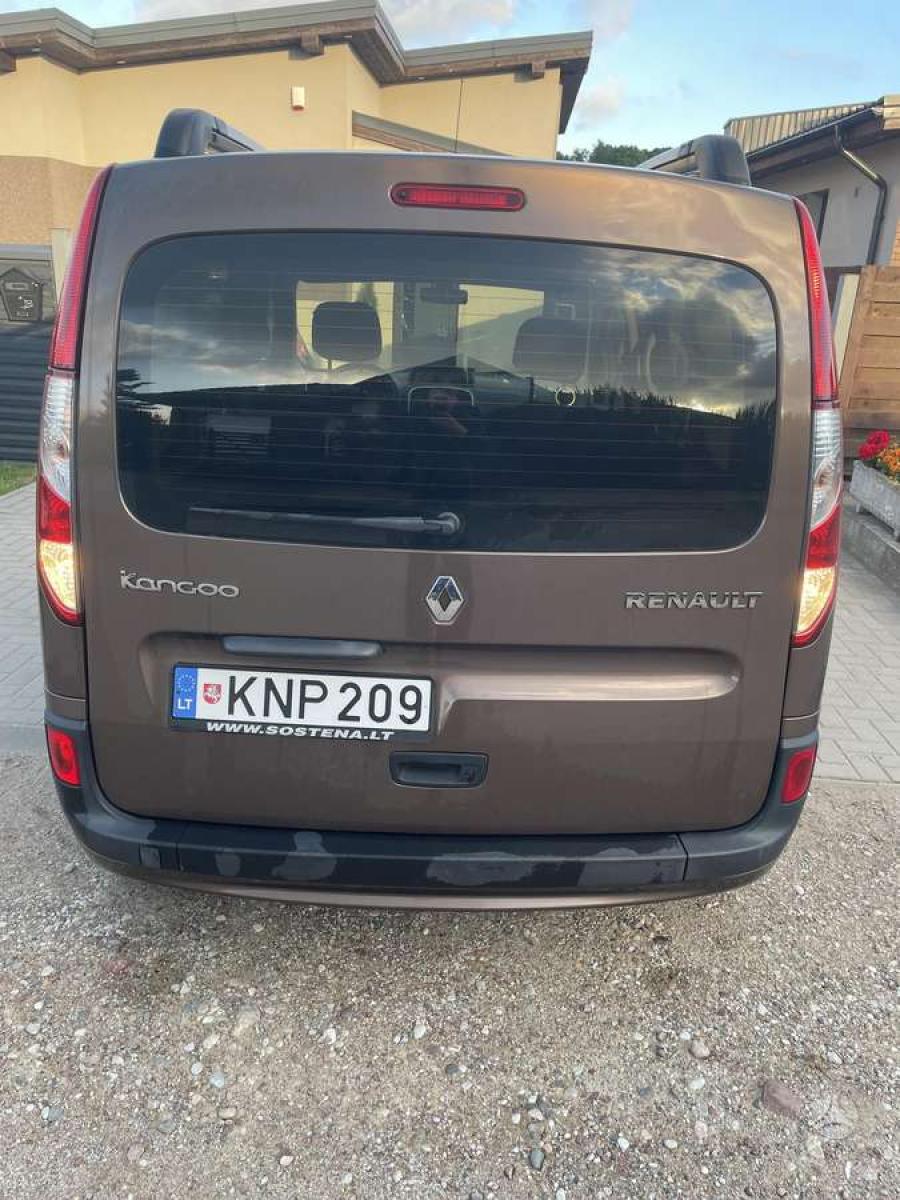 Brūns Renault Kangoo 2018 Klaipėda, ar dzinēja tilpumu 1.20 L un nobraukumu 124 tūkst. km par 6400 €, foto 9 vietnē AUTOMOTO.COM.LV