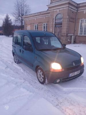 Green Renault Kangoo 2002 in Kursenai, with an engine capacity of 1.87 L and mileage of 360 thousand km for 1100 €, photo  on AUTOMOTO.COM.LV