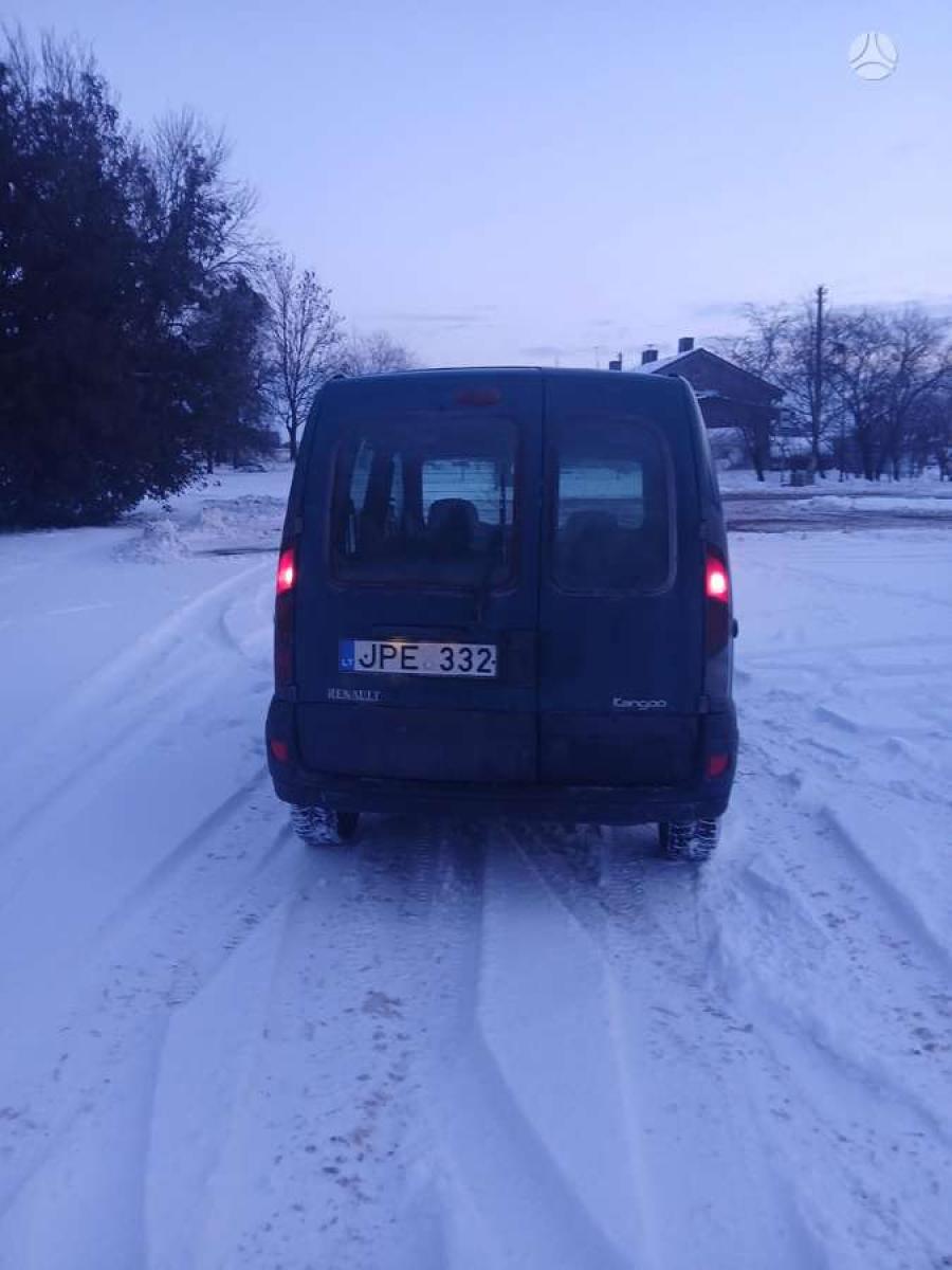 Zaļš Renault Kangoo 2002 Kuršėnai, ar dzinēja tilpumu 1.87 L un nobraukumu 360 tūkst. km par 1100 €, foto 4 vietnē AUTOMOTO.COM.LV