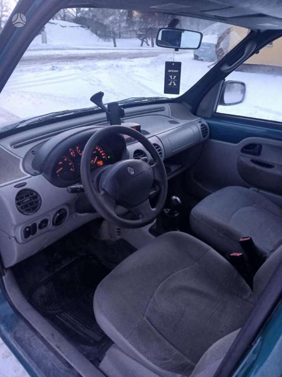 Zaļš Renault Kangoo 2002 Kuršėnai, ar dzinēja tilpumu 1.87 L un nobraukumu 360 tūkst. km par 1100 €, foto 10 vietnē AUTOMOTO.COM.LV