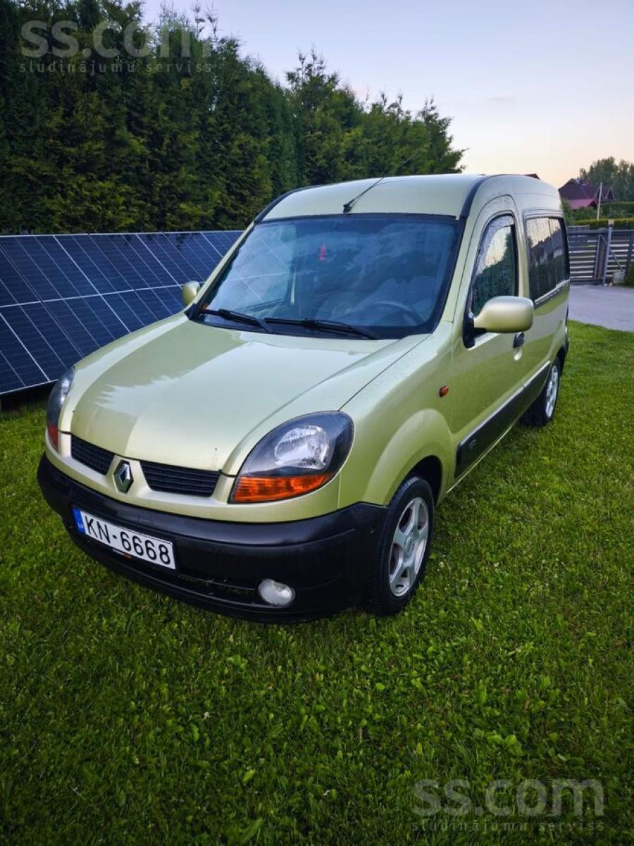 Zaļš Renault Kangoo 2004 Rīga, ar dzinēja tilpumu 1.20 L un nobraukumu 326 tūkst. km par 2750 €, foto 6 vietnē AUTOMOTO.COM.LV