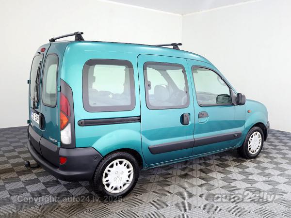 Green Renault Kangoo 2001 in Tallinn, with an engine capacity of 1.40 L and mileage of 265 thousand km for 999 €, photo 3 on AUTOMOTO.COM.LV