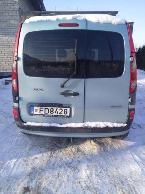 Pelēks Renault Kangoo 2011 Kauņa, ar dzinēja tilpumu 0.00 L un nobraukumu 150 tūkst. km par 3300 €, foto 5 vietnē AUTOMOTO.COM.LV
