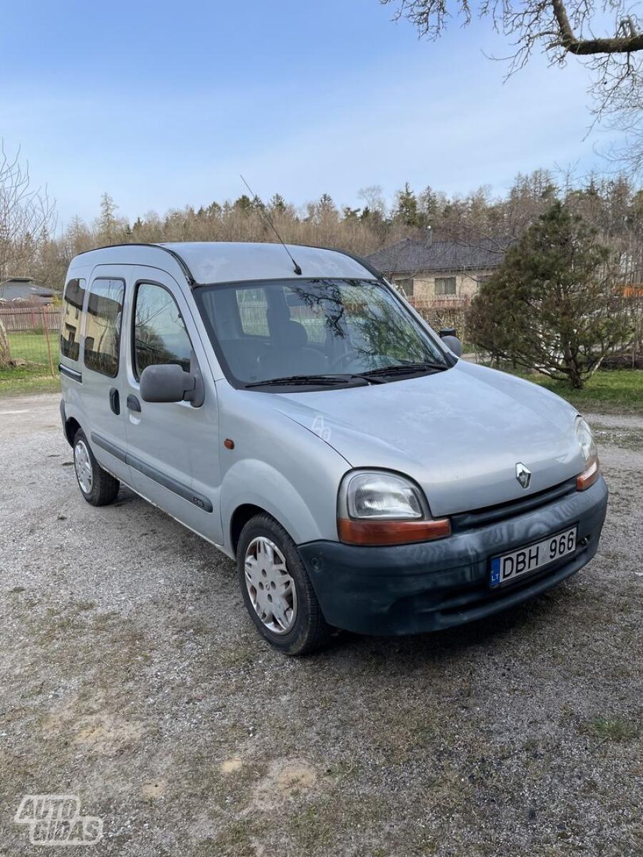 Grey Renault Kangoo 2000 in Silute, with an engine capacity of 1.90 L and mileage of 190 thousand km for 940 €, photo 3 on AUTOMOTO.COM.LV