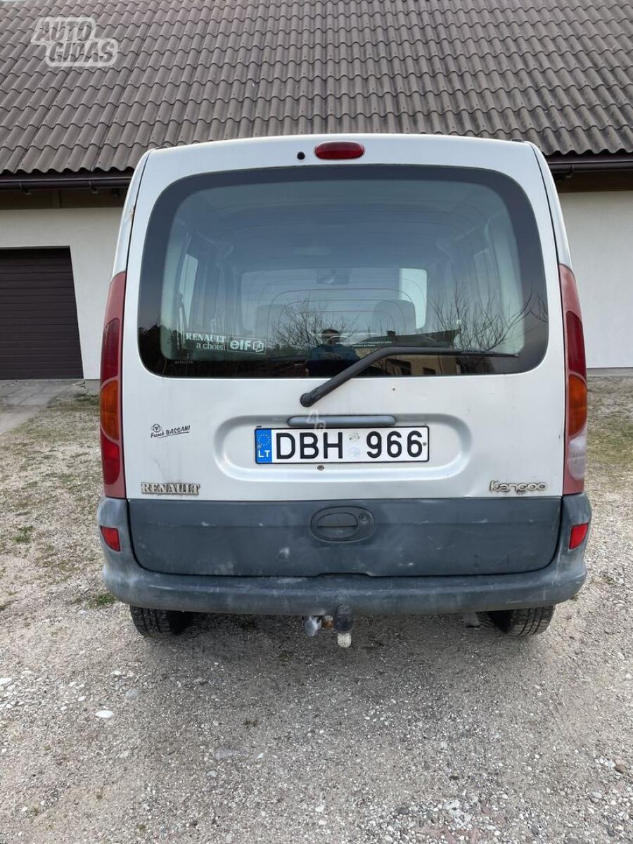 Grey Renault Kangoo 2000 in Silute, with an engine capacity of 1.90 L and mileage of 190 thousand km for 940 €, photo 4 on AUTOMOTO.COM.LV