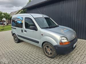 Pelēks Renault Kangoo 2002 Kretinga, ar dzinēja tilpumu 1.50 L un nobraukumu 352 tūkst. km par 500 €, foto  vietnē AUTOMOTO.COM.LV
