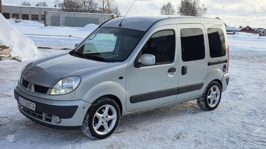 Pelēks Renault Kangoo 2004 Klaipėda, ar dzinēja tilpumu 1.50 L un nobraukumu 178 tūkst. km par 2890 €, foto 13 vietnē AUTOMOTO.COM.LV