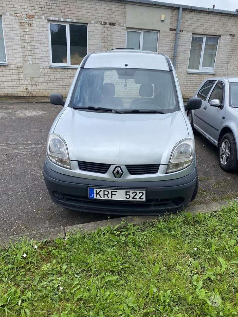 Pelēks Renault Kangoo 2005 Kretinga, ar dzinēja tilpumu 1.46 L un nobraukumu 260 tūkst. km par 400 €, foto 10 vietnē AUTOMOTO.COM.LV
